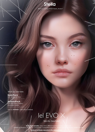 Second Life Marketplace - DeeTaleZ *SKINS - FATPACK* lel EVOX - Stella ...