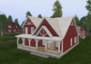 Second Life Marketplace - LH - Ranch - Buffalo Pastures/Paddy snow roof ...