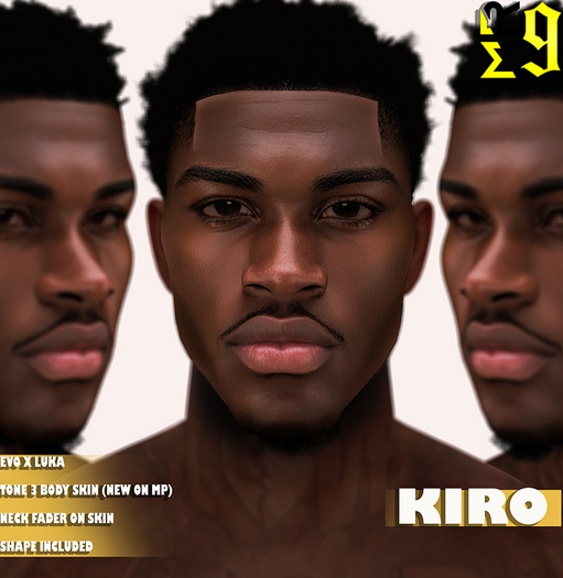 Second Life Marketplace - Kiro Skin Tone 3 (EVO X)