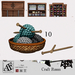 Second Life Marketplace - *AF* Craft Room 10 - Yarn Basket