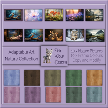 Second Life Marketplace - Adaptable Art - Nature framed picture