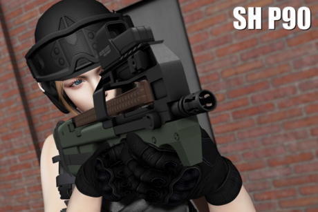 Second Life Marketplace - SH RP Prop Gun - P90