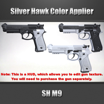 Second Life Marketplace - SH RP Prop Gun - M9