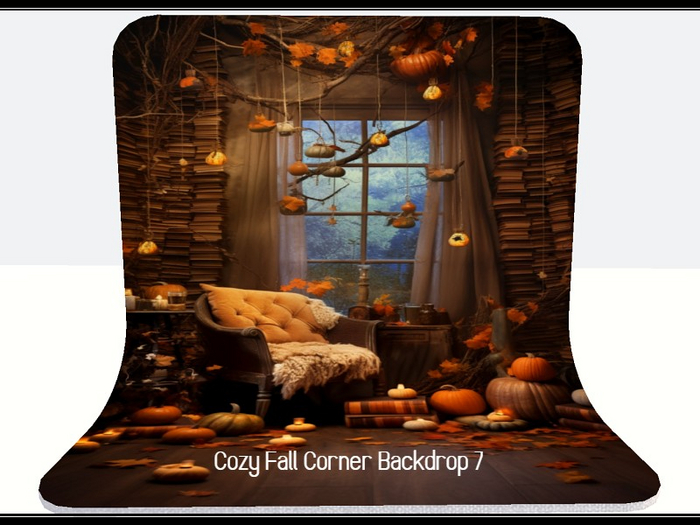 Second Life Marketplace - [AE] Photo Backdrop - Cozy Fall Corner 7