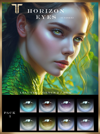 Second Life Marketplace - Tville - Horizon Eyes PACK1 for Lelutka EVO ...