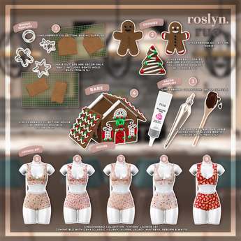 Second Life Marketplace - 5. roslyn. chiara lounge set. gingerbread ...