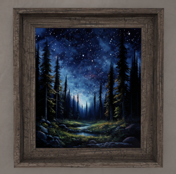 Second Life Marketplace - **O.D ** Midnight forest painting IV - 1LI
