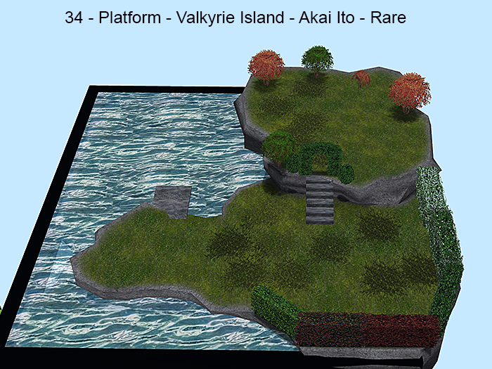 Second Life Marketplace - 34 - Platform - Valkyrie Island - Akai Ito - Rare