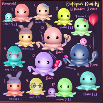 Second Life Marketplace - 1. BananaN. Octopus buddy