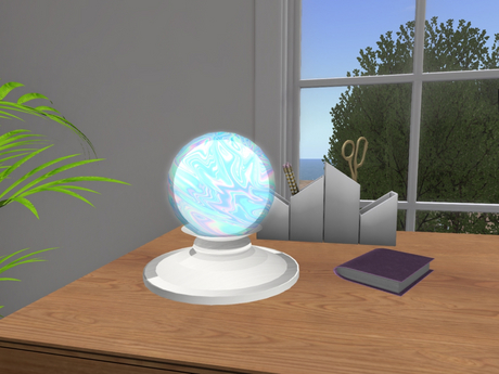 Second Life Marketplace - Color Swirl Crystal Ball with rotation