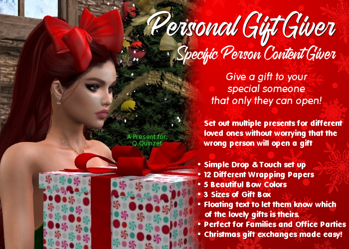 Second Life Marketplace - .:Q&A:. Gadgetry Personal Gift Giver