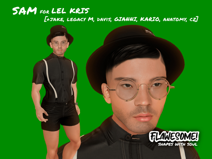 Second Life Marketplace - Sam shape (Lel Kris +Jake, Legacy, Gianni ...