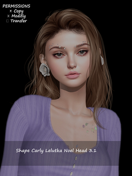 Second Life Marketplace - Carly Shape Lelutka Noel Head 3.1