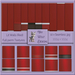 Second Life Marketplace - Lit Walls (Red) seamless full permission textures