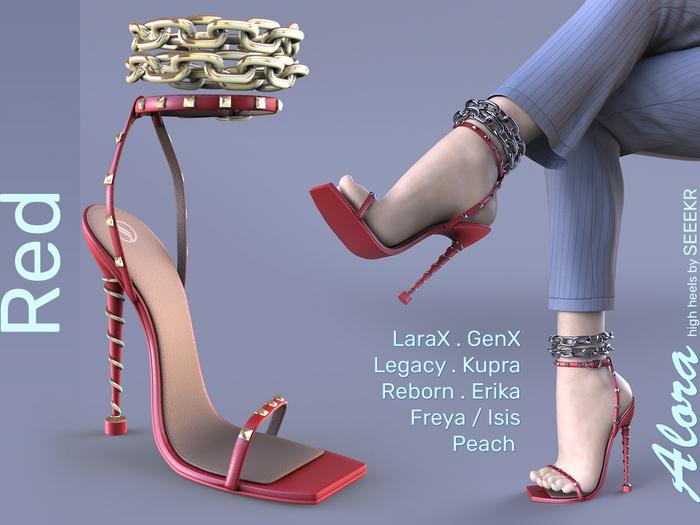 Second Life Marketplace - [seeker] Alora Red