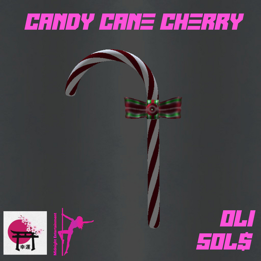 Second Life Marketplace Cherry Candy Cane