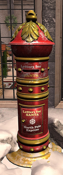 Second Life Marketplace - CJ Santa Mailbox with happy Puppy
