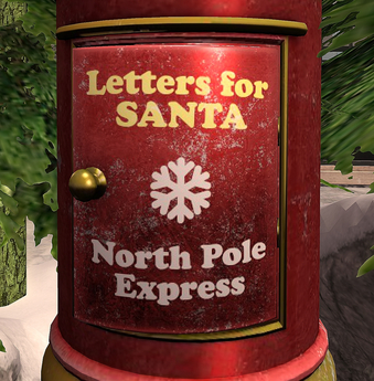 Second Life Marketplace - CJ Santa Mailbox with happy Puppy