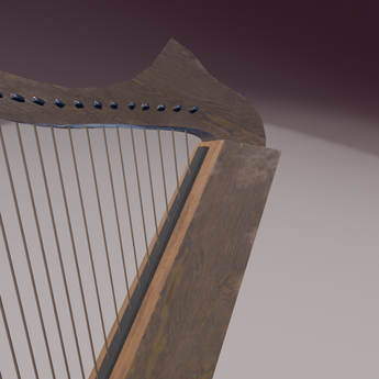 Second Life Marketplace - Gothic Harp aged AH