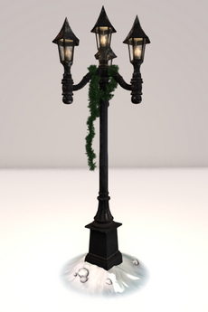Second Life Marketplace - RO - Santas Workshop - Lamp Post