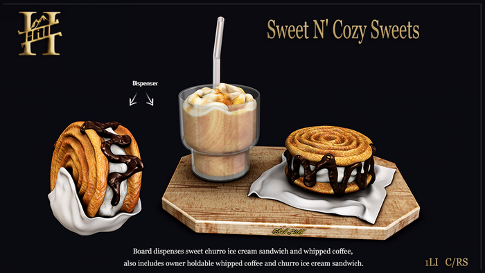 Second Life Marketplace - Chef Hill. Sweet N' Cozy Sweets