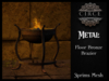 Second Life Marketplace - [CC] Metal Floor Brazier (3Li)