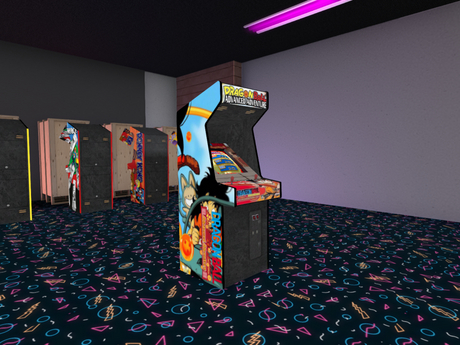 Second Life Marketplace - Playable Arcade Cabinet - Dragon Ball ...