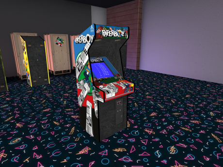 Second Life Marketplace - Playable Arcade Cabinet - Paperboy