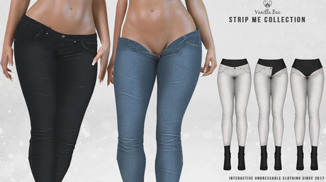 Second Life Marketplace - *Vanilla Bae* Nora Jeans 2.0 - # 14 - Strip ...