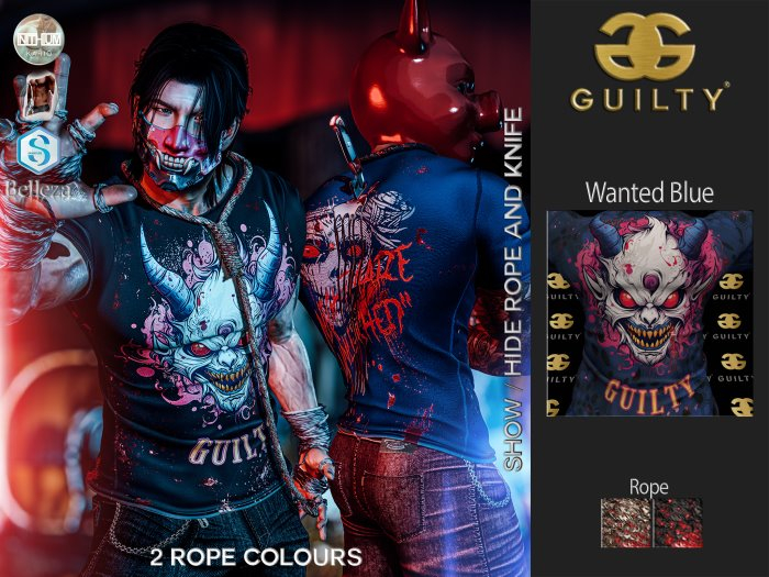 Second Life Marketplace - Guilty 139 Diablo-02 Wanted Blue