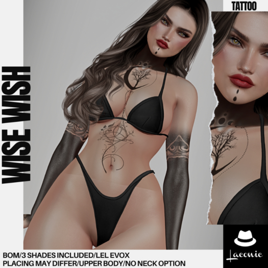 Second Life Marketplace - LACONIC/Wise Wish Tattoo BOM