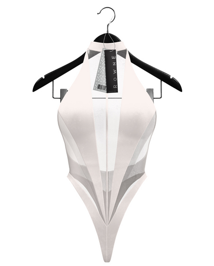Second Life Marketplace - Rowne.Kuik Halter Bodysuit - White