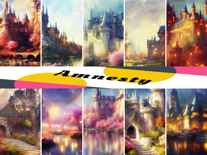 Second Life Marketplace - Fantasy castle Backgrounds 1024X1024 "BOXED"