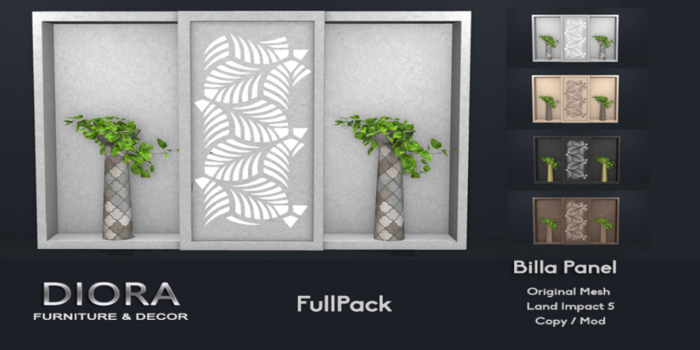 Second Life Marketplace - DIORA Billa Panel FullPack