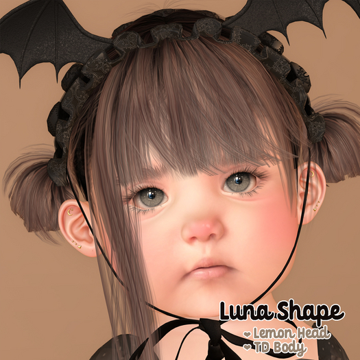 Second Life Marketplace - -{Dollheart}- Luna Shape for Lemon Head ...