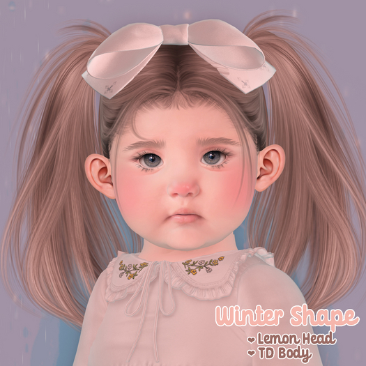 Second Life Marketplace - -{Dollheart}- Winter Shape for Lemon Head ...