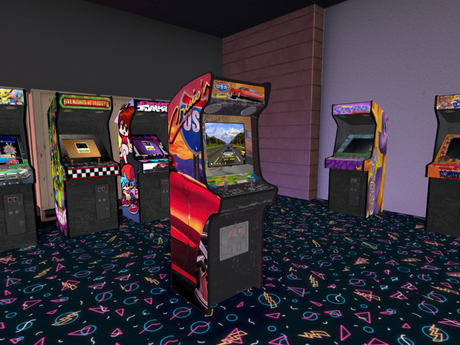 Second Life Marketplace - Playable Arcade Cabinet - Cruis'n USA