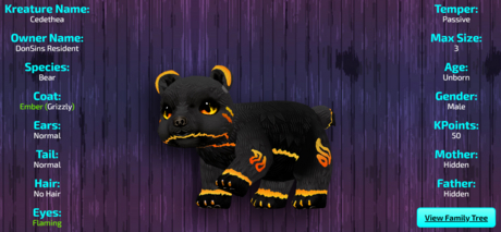 Second Life Marketplace - Kreatures Breedable Firestorm Limited Edition
