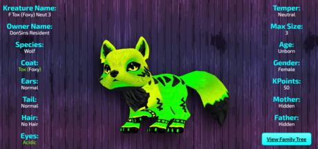 Second Life Marketplace - Kreatures Breedable February Limited Edition