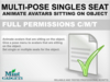 Second Life Marketplace - Multi-Pose Singles Seat Script /Full Perms