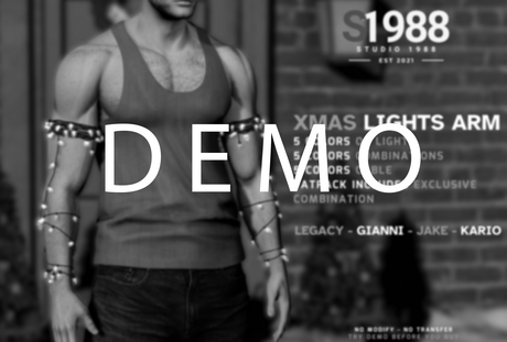 Second Life Marketplace - Studio 1988_Xmas Lights Arm DEMO