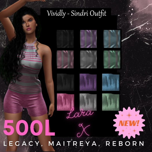 Second Life Marketplace - Vividly-Sindri Outfit