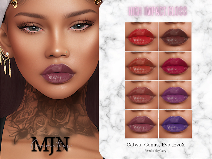 Second Life Marketplace - [MJN] High Impact Gloss {CATWA/BOM}