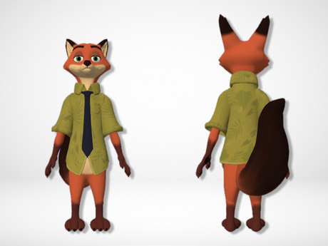 Second Life Marketplace - .:CQ:. Nick Fox Bento Avatar