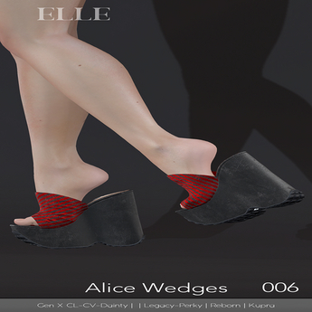 Second Life Marketplace - [ELLE] Alice Wedges - 006 v1.1