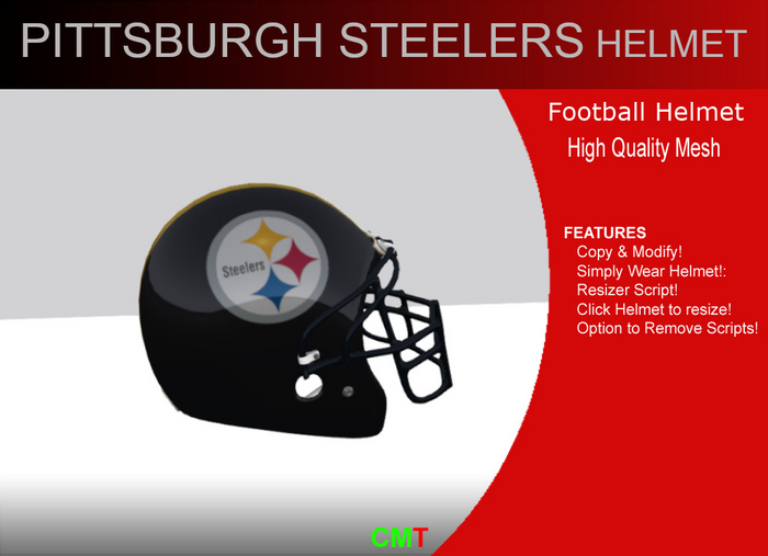 Second Life Marketplace - Pittsburgh Steelers Helmet