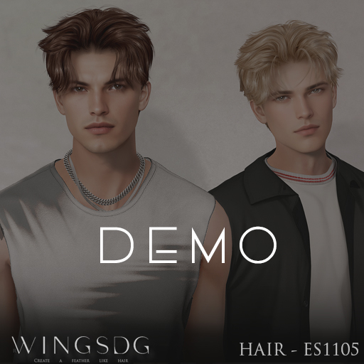 Second Life Marketplace - WINGS-HAIR-ES1105 DEMO (Pack)