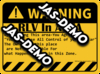 Second Life Marketplace - RLV Warning Sign Texture-BOXED