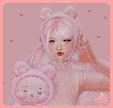 Second Life Marketplace - 16. nyaru - sweet kuma gacha - earmuff RARE