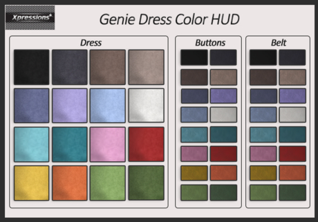 Second Life Marketplace - [Xprs] - Genie Dress FATPACK